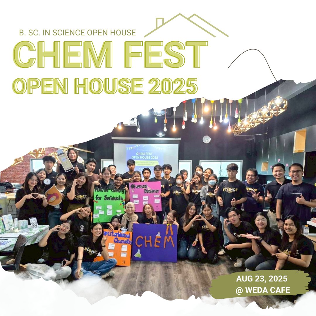 Chem Fest Open House 2025 เปิดบ้านสาขาวิชาเคมี ต้อนรับน้องใหม่อย่าง ...